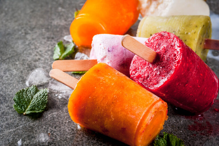 Make Your Own Homemade Fruit Popsicles - The Kitchen Community