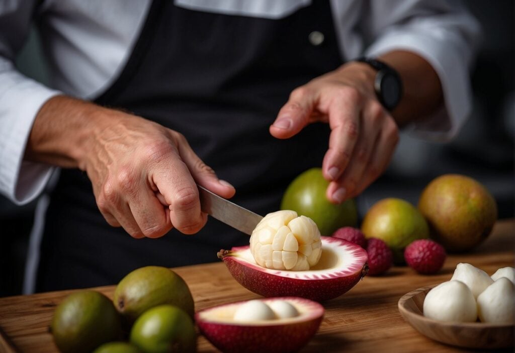 Mangosteen vs Lychee - The Kitchen Community