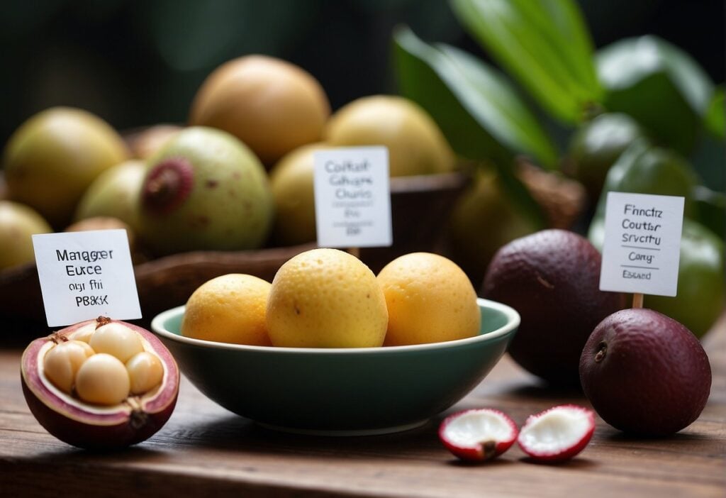 Mangosteen vs Lychee - The Kitchen Community