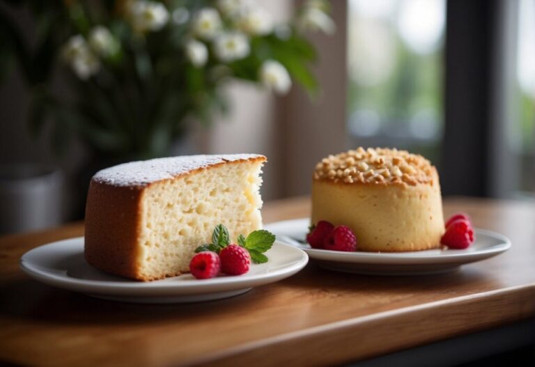 Sponge Cake vs Angel Food Cake - The Kitchen Community